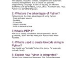 Python Interview Questions Docx