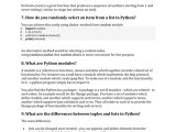 Python Interview Questions And Answers Pdf
