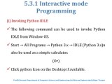 Python Programming Introduction And Python Running Ide Pptx