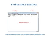 Python Programming Introduction And Python Running Ide Pptx