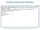 Python Programming Introduction And Python Running Ide Pptx
