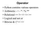 Python Programming Introduction Pptx
