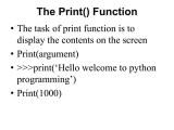 Python Programming Introduction Pptx