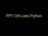 Pythonlearn 08 Lists Pptx