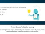 Best Python Libraries For Data Science Machine Learning Edureka Pdf