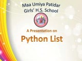 Python Lists Pptx