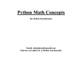 Python Math Concepts Book Docx