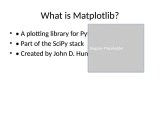 Python Matplotlib 13 Slides Pptx