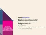 Python Mcq Questions Excel Your Python Knowledge Pptx