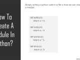 What Are Python Modules Edureka Pdf