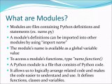 Python Modules Ppt