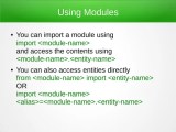 Python Modules Odp