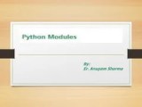 Python Modules Pptx