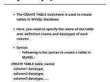 Python My Sql Create Table Pdf Free Download