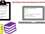 Python Interview Question For Students Pptx