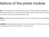 Python Pickle Module Pdf