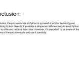 Python Pickle Module Pdf