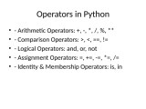 Python Programming Basic Presentation Pptx