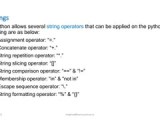 Python Programming Anonymous Functions String Operations Pptx