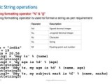 Python Programming Anonymous Functions String Operations Pptx