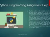 Python Programming Assignment Help Pptx Programming Languages