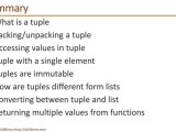 Python Programming Essentials M13 Tuples Ppt