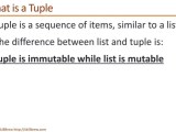 Python Programming Essentials M13 Tuples Ppt