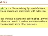 Python Programming Essentials M18 Modules And Packages Pptx