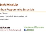 Python Programming Essentials M24 Math Module Pptx