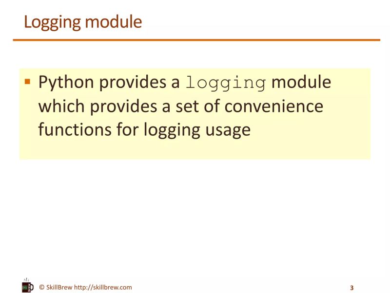 Python Programming Essentials M27 Logging Module Pptx - Sunset Wallpaper Collection - Desktop Quality