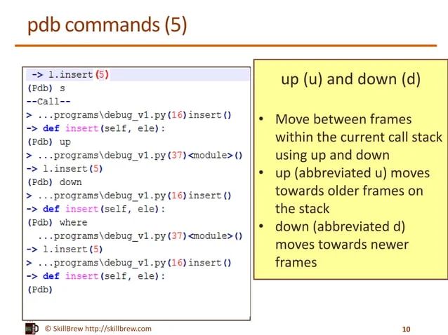 Python Programming Essentials M28 Debugging With Pdb Pptx - HD City Designs for Desktop