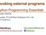 Python Programming Essentials M40 Invoking External Programs Pptx