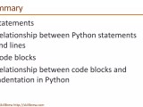 Python Programming Essentials M6 Code Blocks And Indentation Ppt