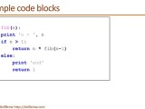 Python Programming Essentials M6 Code Blocks And Indentation Ppt