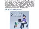 Python Programming Language Pdf