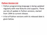 Python Programming Ppt Pptx Programming Languages Computing