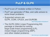 Tutorial Python Pulp And Glpk Pdf