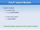 Tutorial Python Pulp And Glpk Pdf