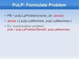 Tutorial Python Pulp And Glpk Pdf
