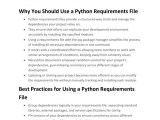 Python Requirements File How To Create Python Requirements Txt