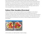 Python S Filter Function An Introduction To Iterable Filtering Pdf