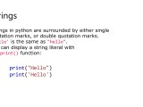 Python Strings Pptx