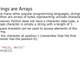 Python Strings Pptx