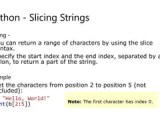 Python Strings Pptx
