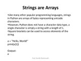 Python Strings And Strings Types With Examples Pptx