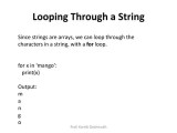 Python Strings And Strings Types With Examples Pptx
