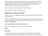 Python Strings Format Pdf
