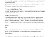 Python Strings Format Pdf