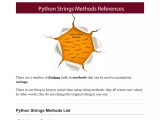 Python Strings Methods Pdf