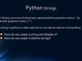 Python Strings Presentation Pptx Programming Languages Computing
